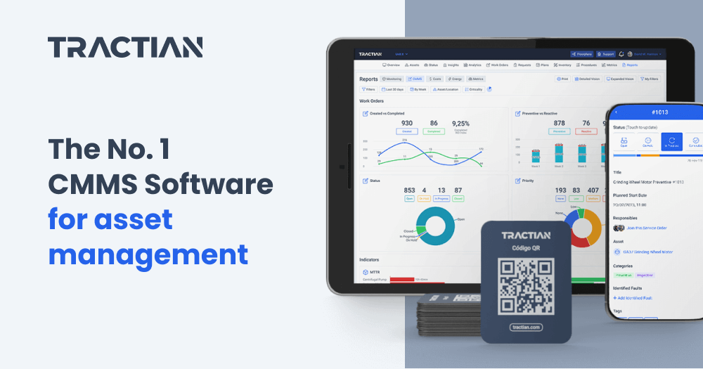 The No. 1 CMMS Software for asset management
