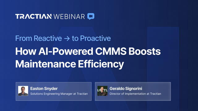 CMMS: from reactive to proactive